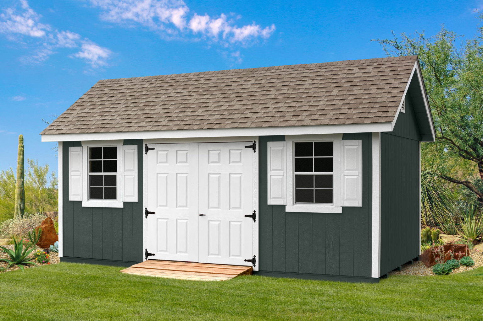 10x18 Fairmont Storage Shed Kits - YardCraft