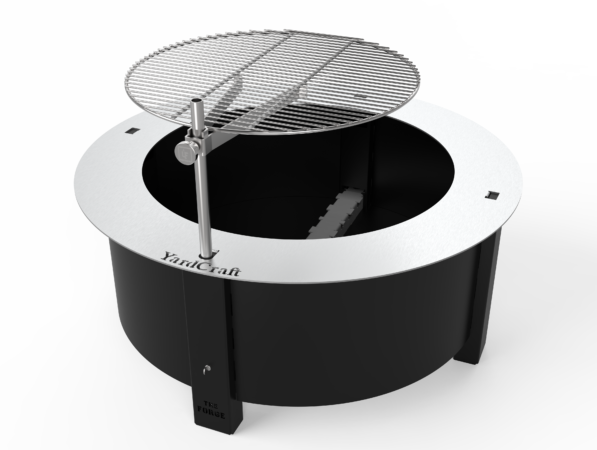 Urban Fire™ Adjustable Swivel Grill | YardCraft - Firepit Accessories ...