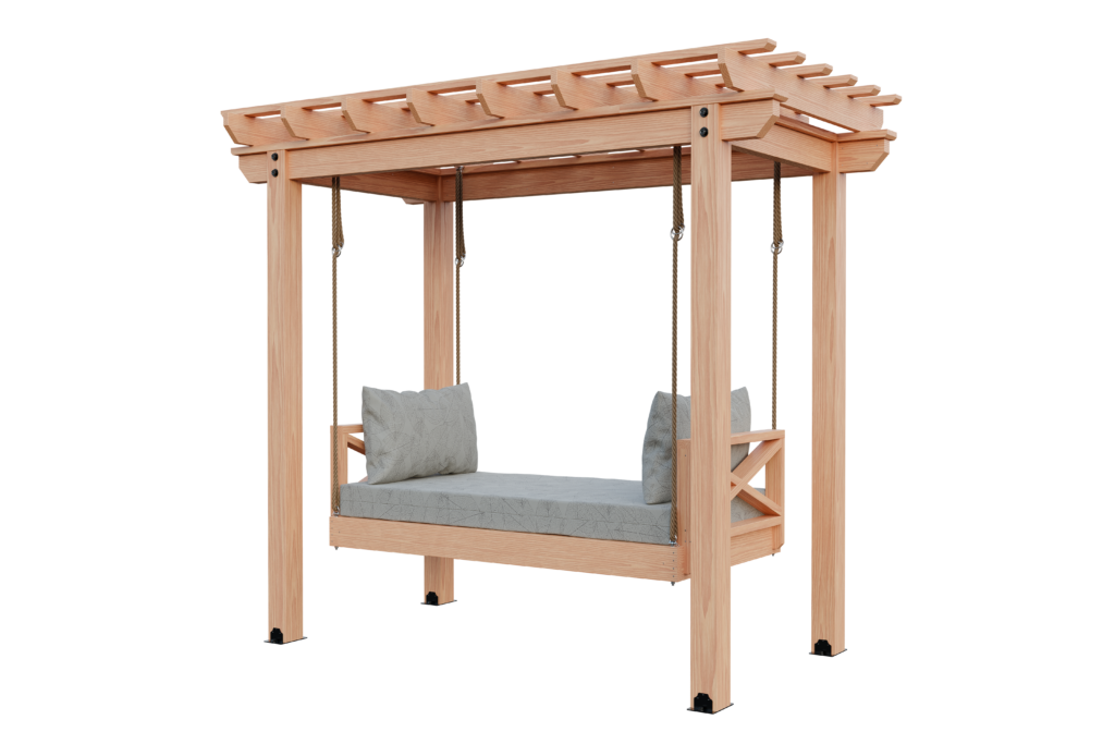 Pergola with daybed swing store